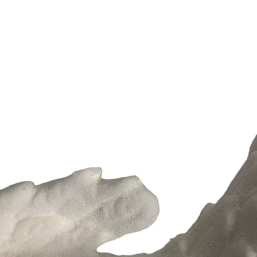 A. Santini White Alabaster Love Birds Doves Sculptures Set of 2 Made in ...
