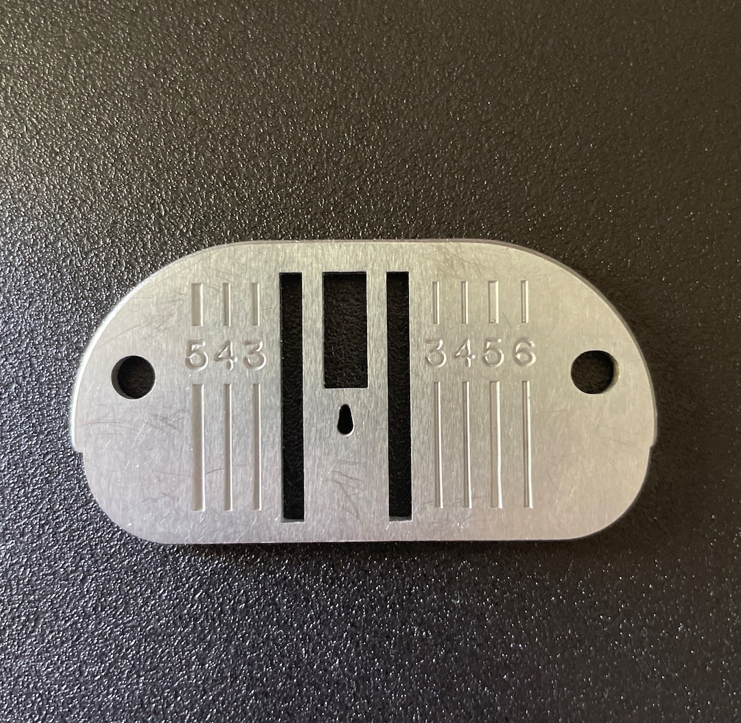 Vintage Singer Straight Stitch Needle Throat Plate Part # 381245 - Etsy