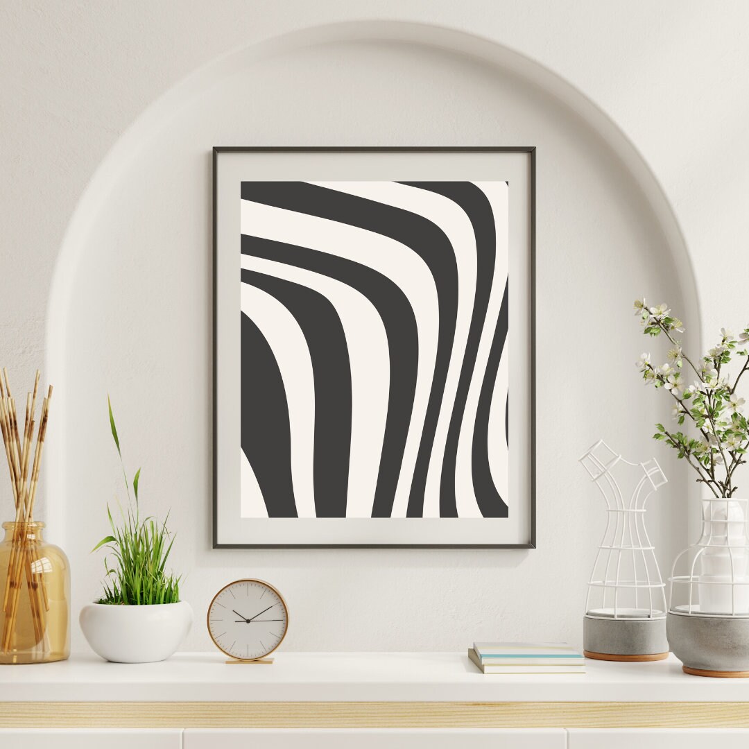 Retro Wave Print | Digital Art Download | 70s Retro Printable Art ...