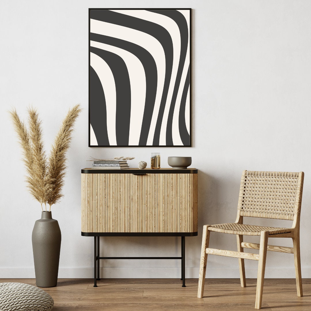 Retro Wave Print | Digital Art Download | 70s Retro Printable Art ...