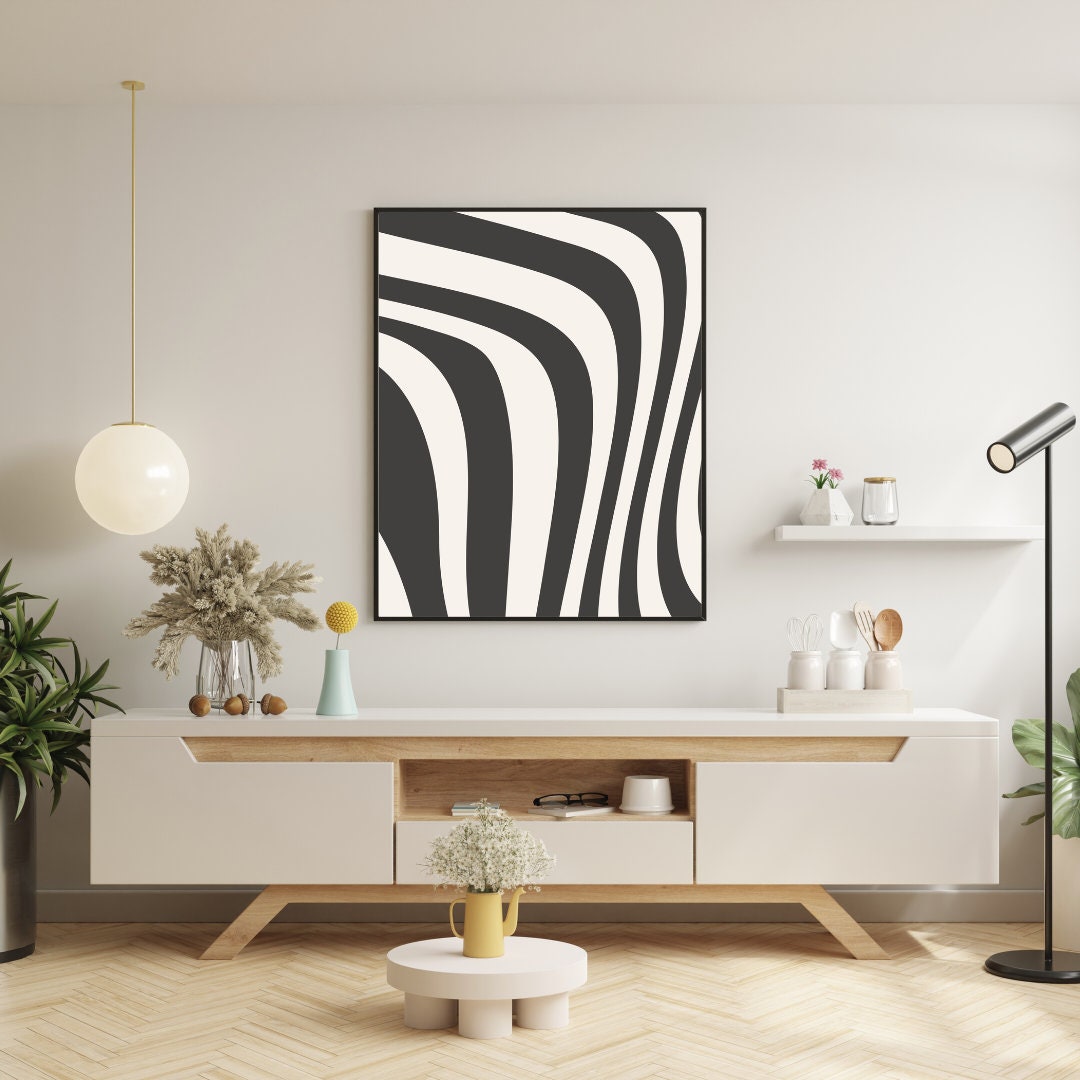 Retro Wave Print | Digital Art Download | 70s Retro Printable Art ...