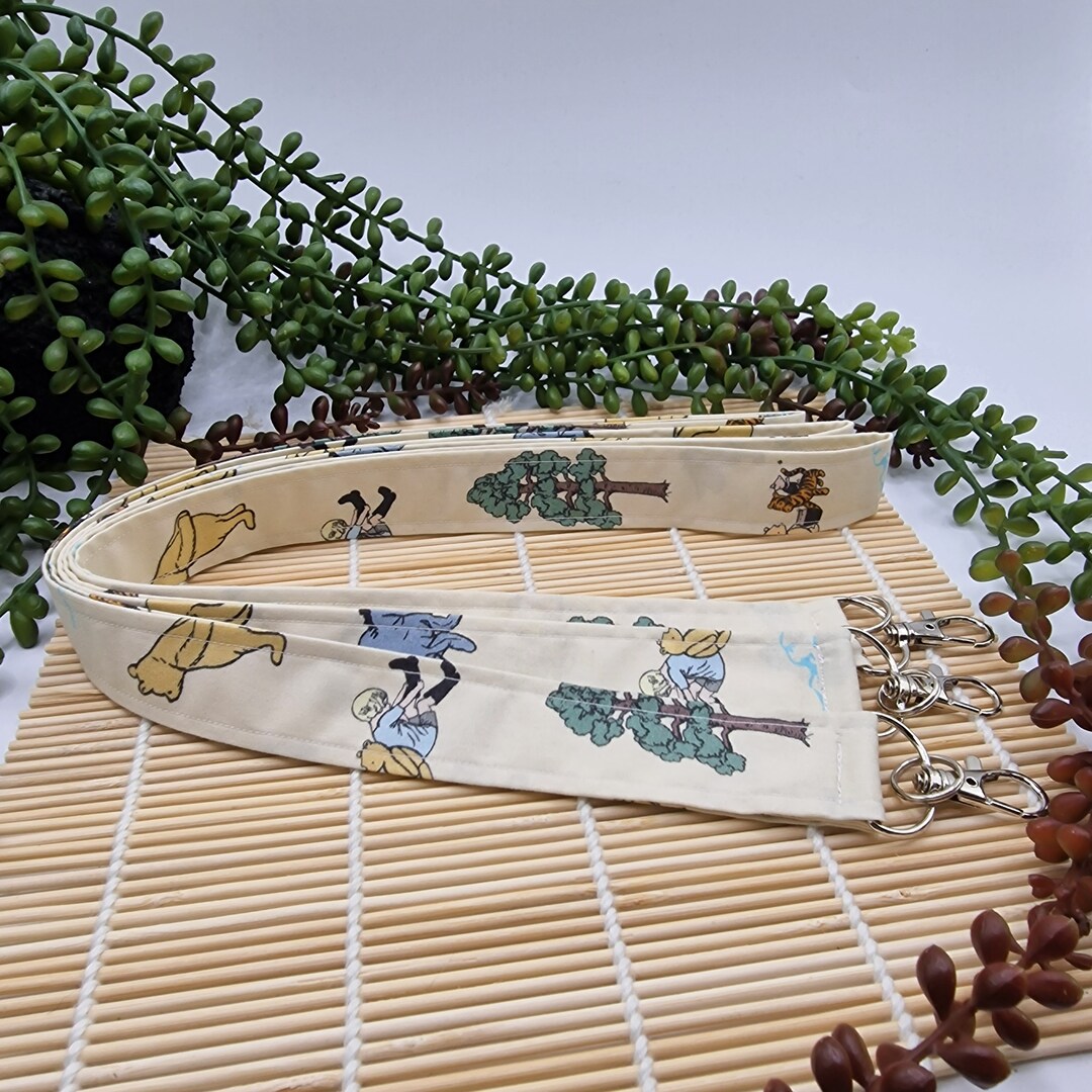 Handmade Winnie the Pooh Lanyard - Pooh Bear Lanyard for Keys/id ...