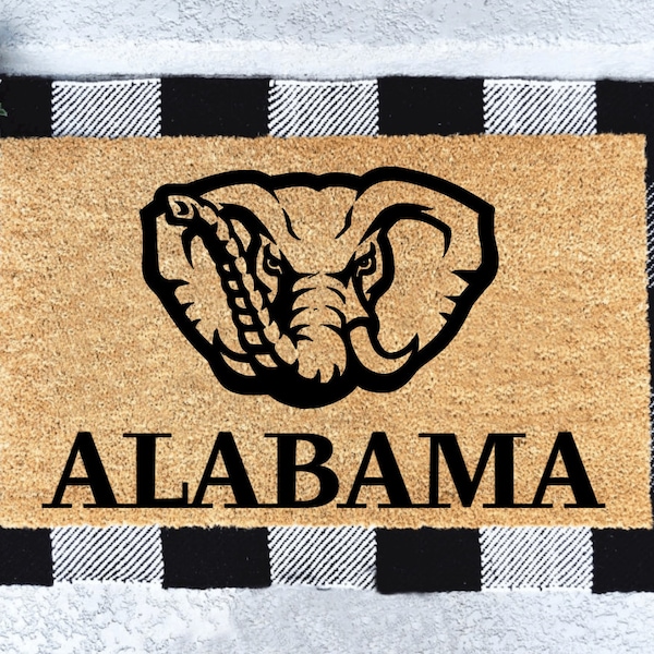 Alabama Crimson Tide Door Mat - Etsy