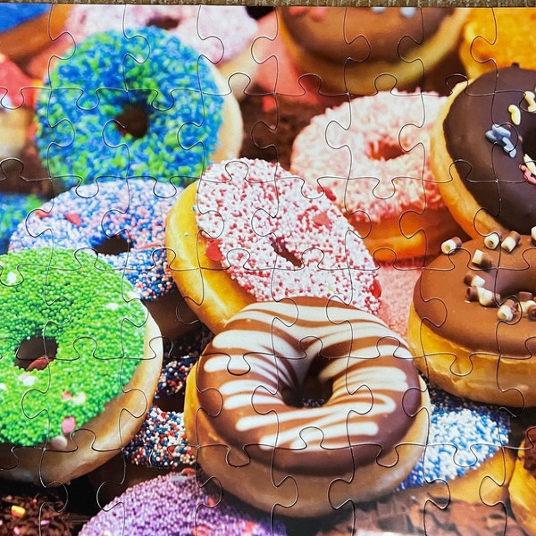 Donut Puzzle - Etsy