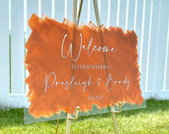 Painted Wedding Sign - Etsy