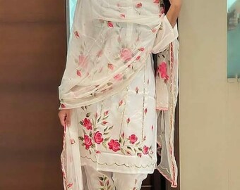 Floral Salwar Suit - Etsy