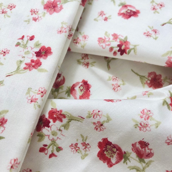 Floral Cotton Fabric - Etsy