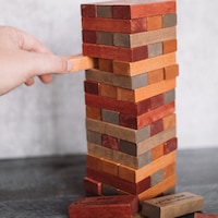 Fully Customizable Block Tower - Logos -company Game - Weddings ...