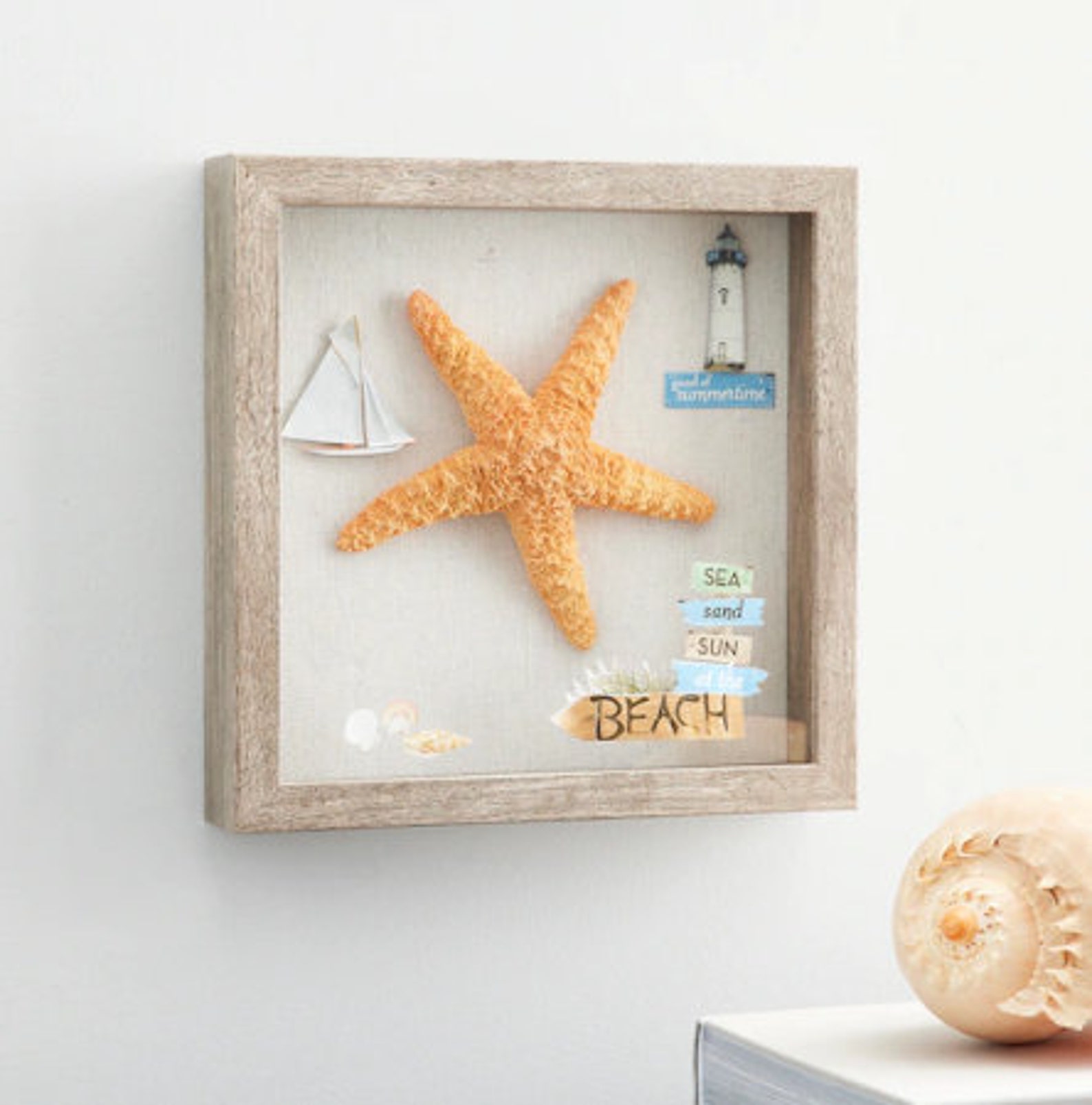 Personalized Shadow Box Natural Wood Grey Custom Add - Etsy