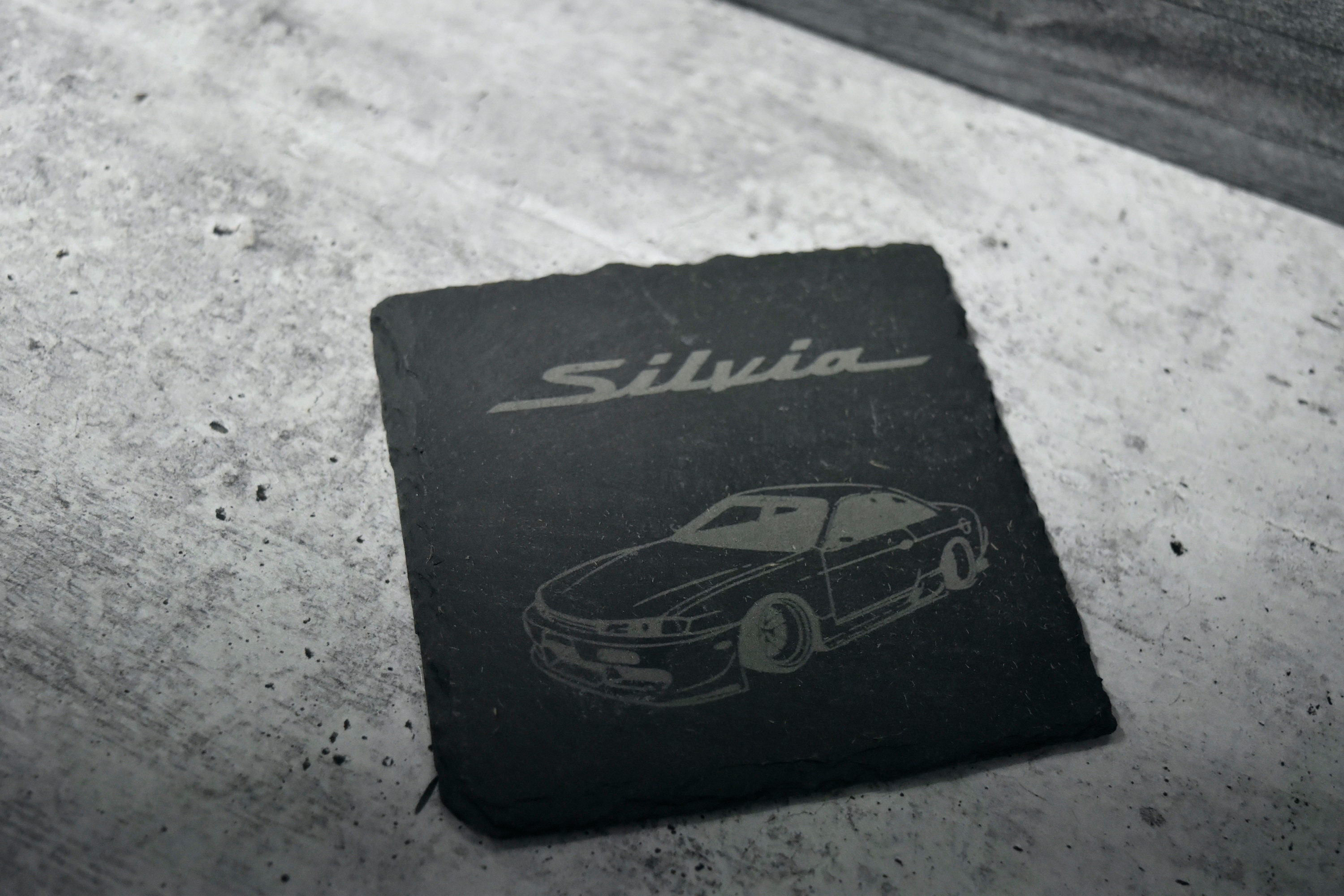 JDM Classic Car Slate Coasters RX-7 R34 Skyline GTR - Etsy