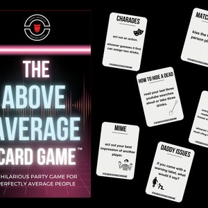 The Above Average Card Game™ - Fun Party Game - Adult Drinking Games ...