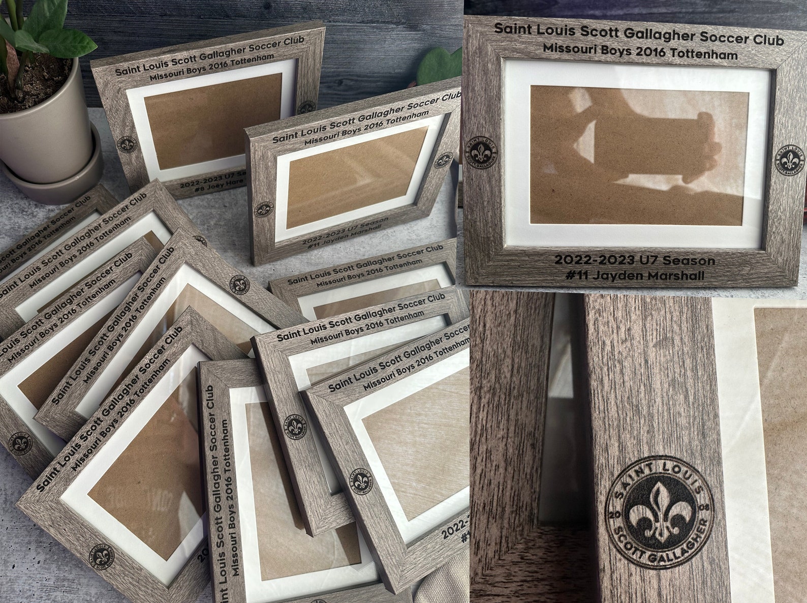 Personalized Sports Team Frames - Multiple Colors- Group Gift - Team ...