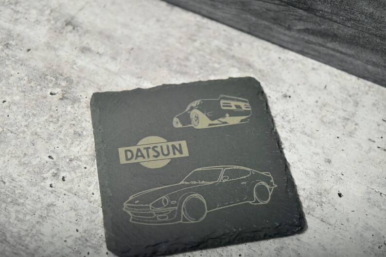 JDM Classic Car Slate Coasters RX-7 R34 Skyline GTR - Etsy