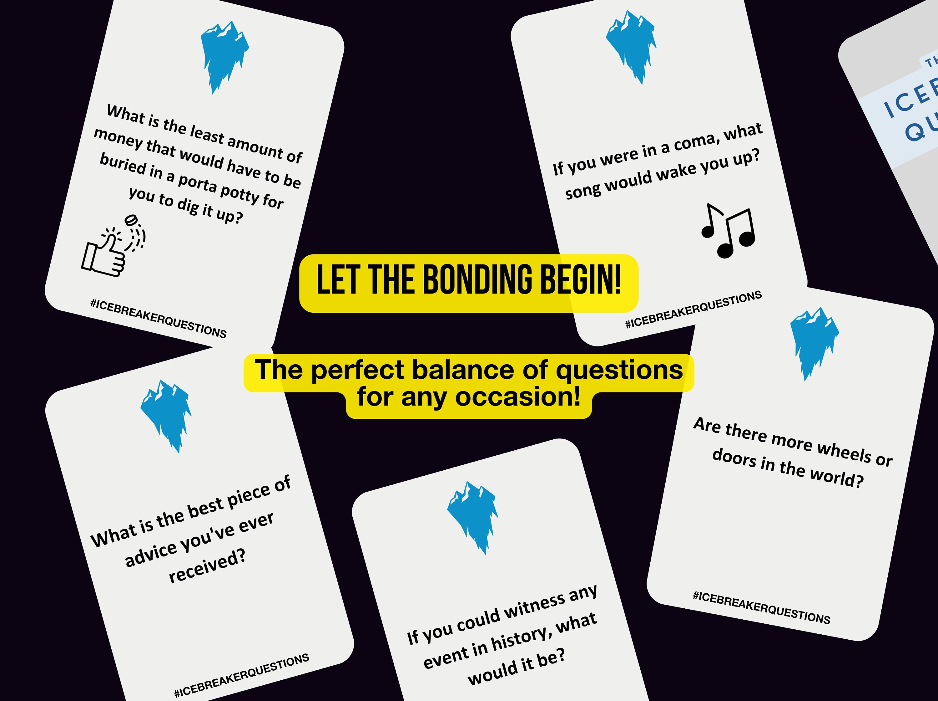 The Best Icebreaker Questions - Card Game™ - Family Party Game - Get to ...