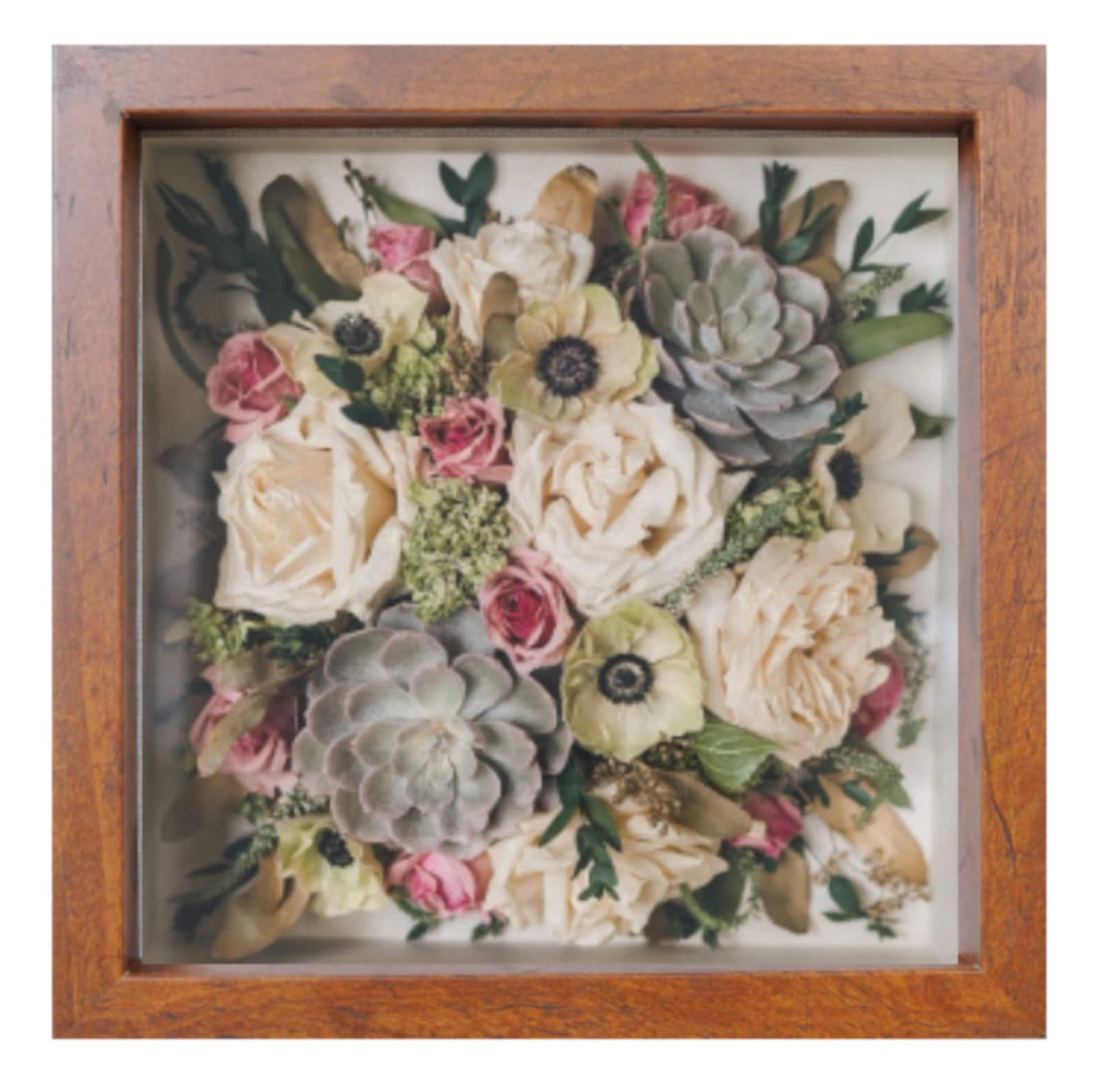 Personalized Shadow Box Natural Wood Grey Custom Add - Etsy