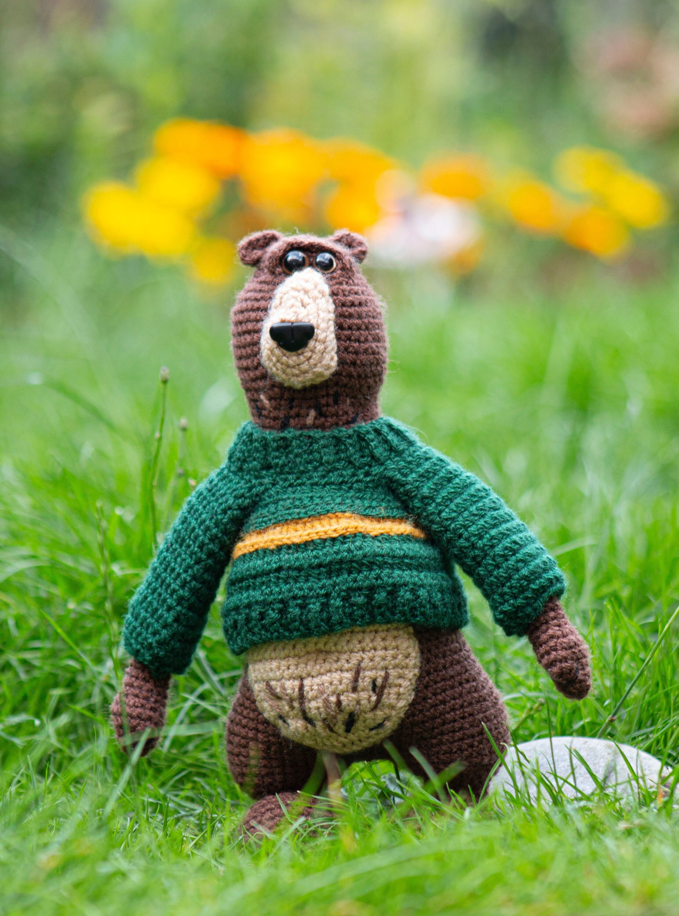Archie the Bear Crochet Pattern - Etsy