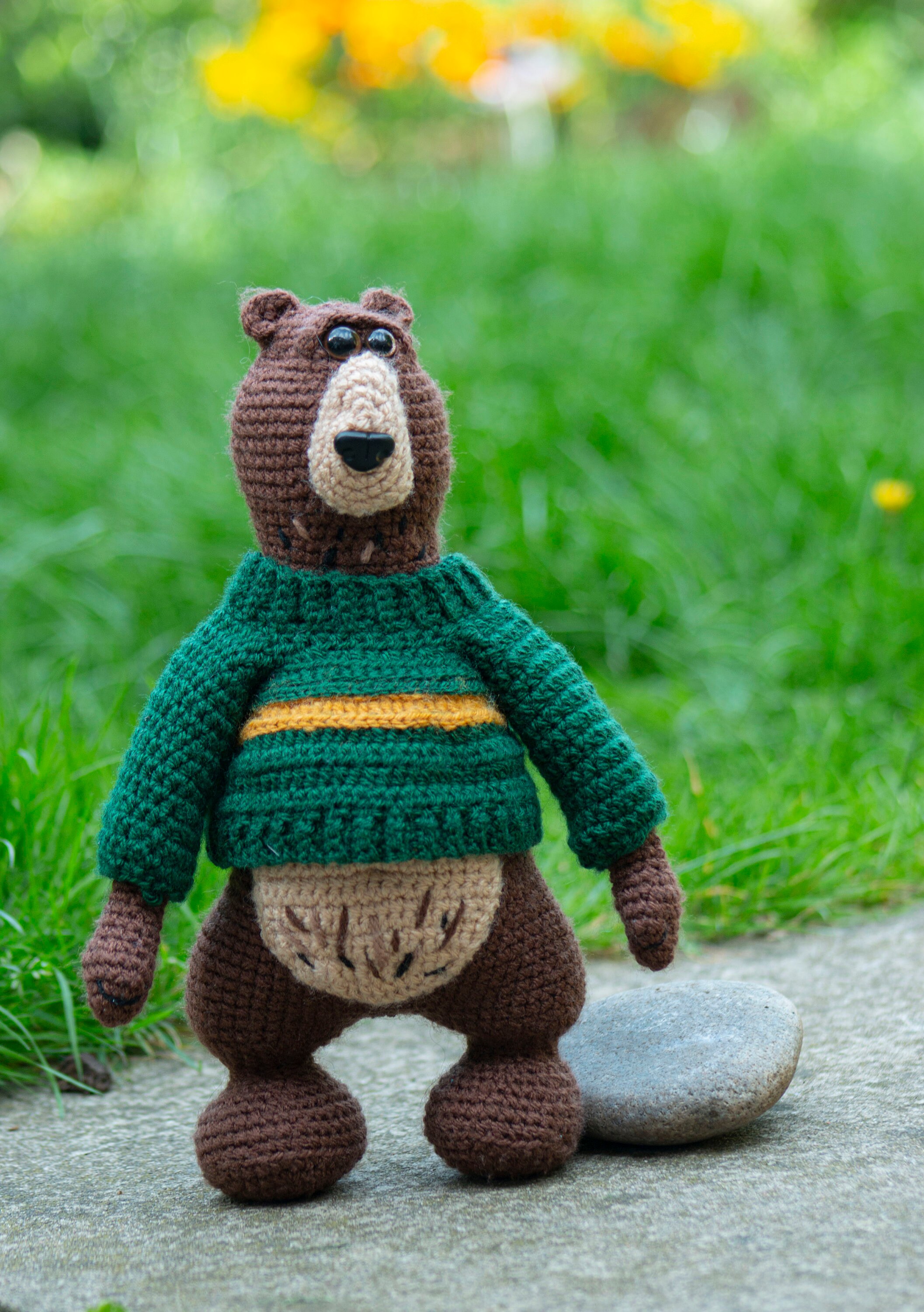 Archie the Bear Crochet Pattern - Etsy