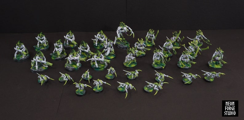 WH40K Tyranids Army Hive Tyrant Carnifex Hive Guard Lictor Zoanthropes ...