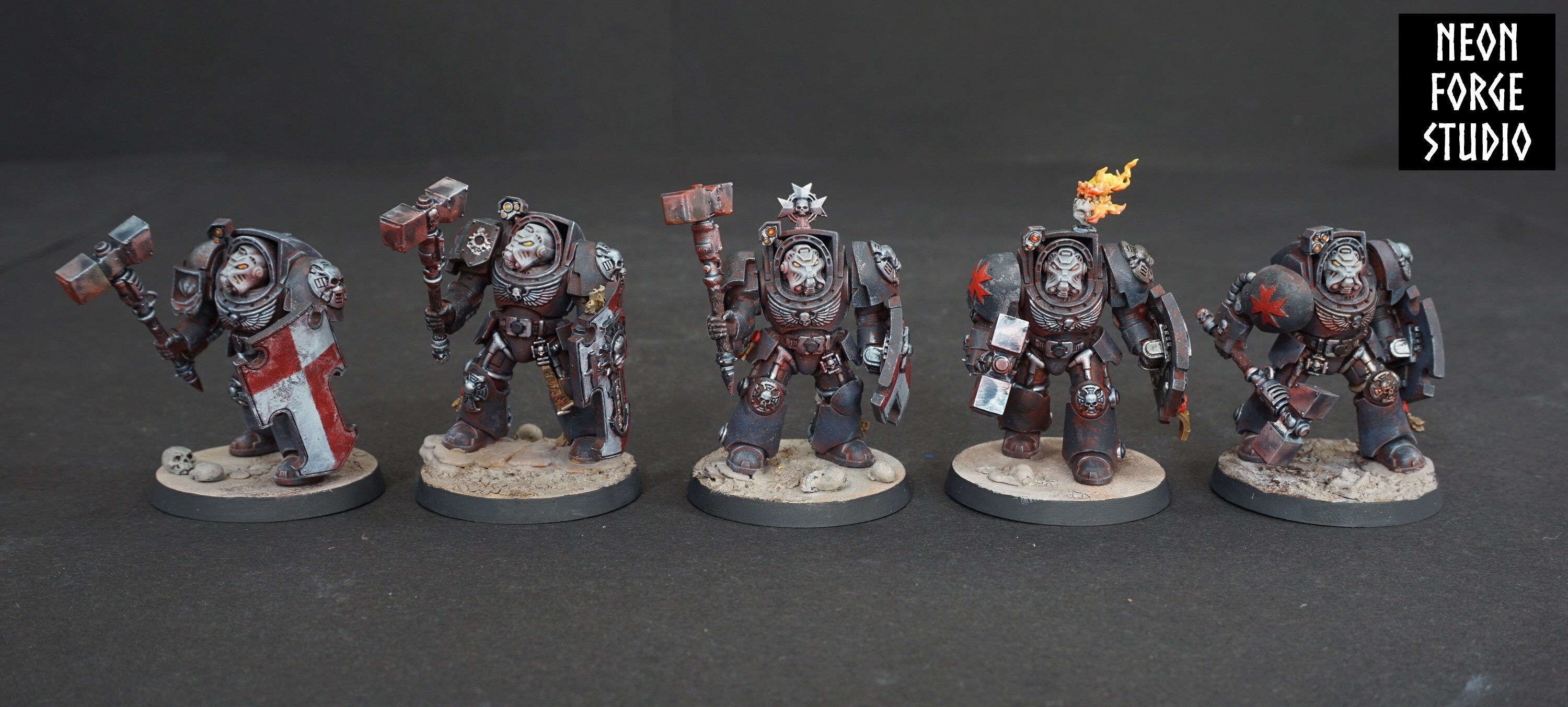 WH40K Black Templars Terminators X10 COMMISSION - Etsy