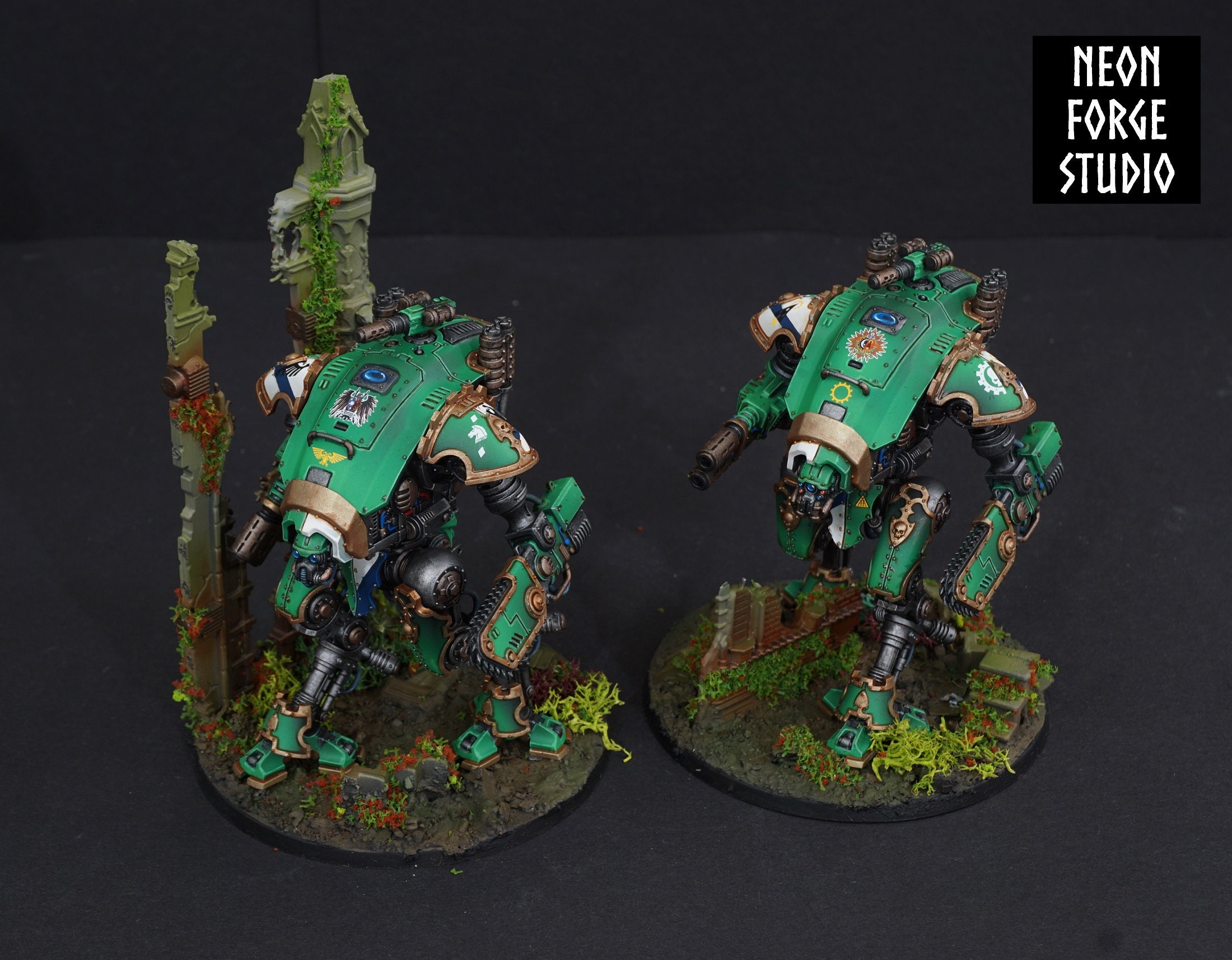 WH40K Imperial Knights Army Questoris X 3, Armiger X 6 COMMISSION - Etsy