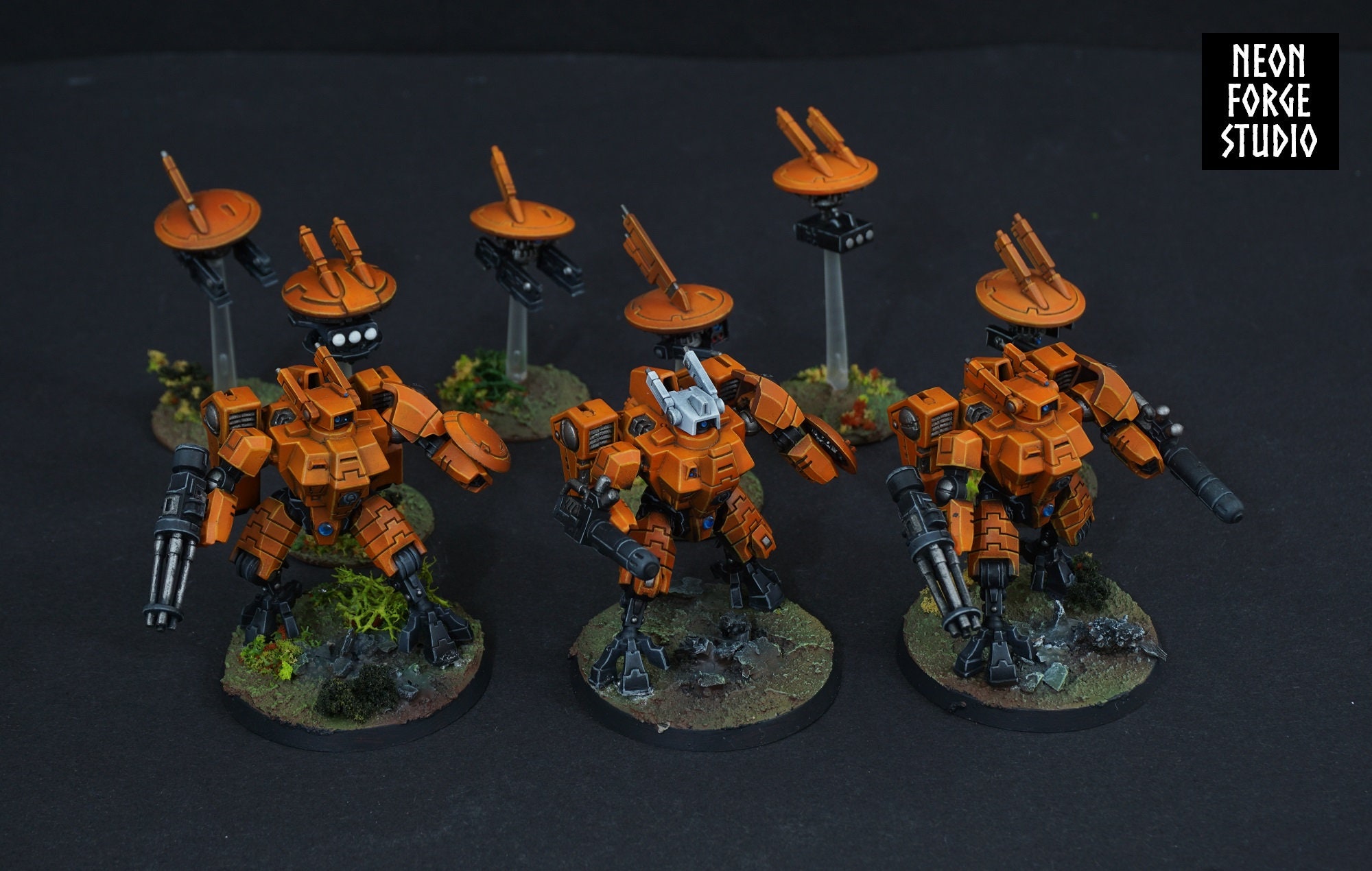 WH40K Tau Empire Army Commission Crisis Hammerhead Broadside - Etsy