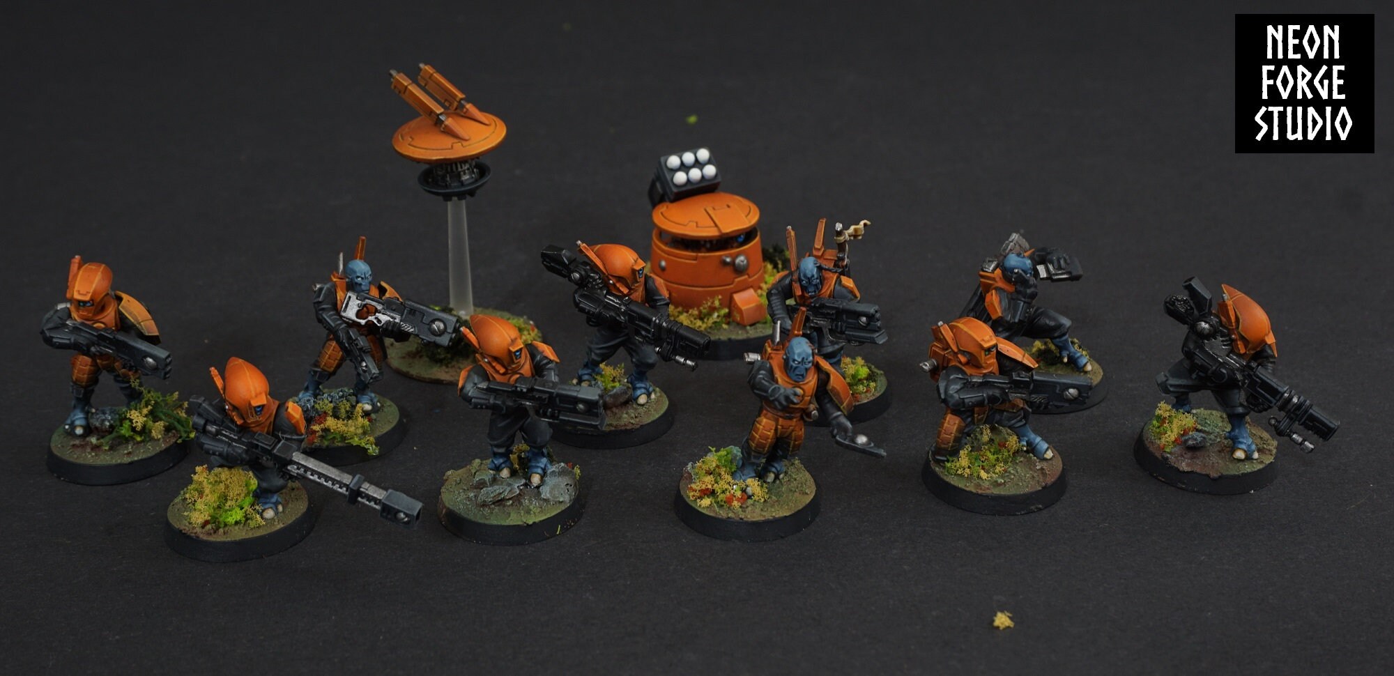 WH40K Tau Empire Army Commission Crisis Hammerhead Broadside - Etsy