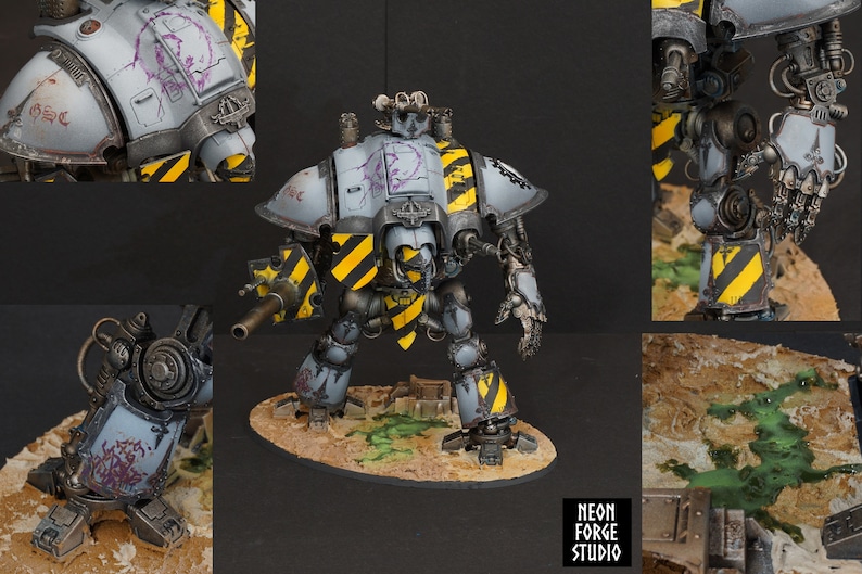 WH40K Imperial Knights Army Questoris X 3, Dominus X 1, Armiger X 7 ...