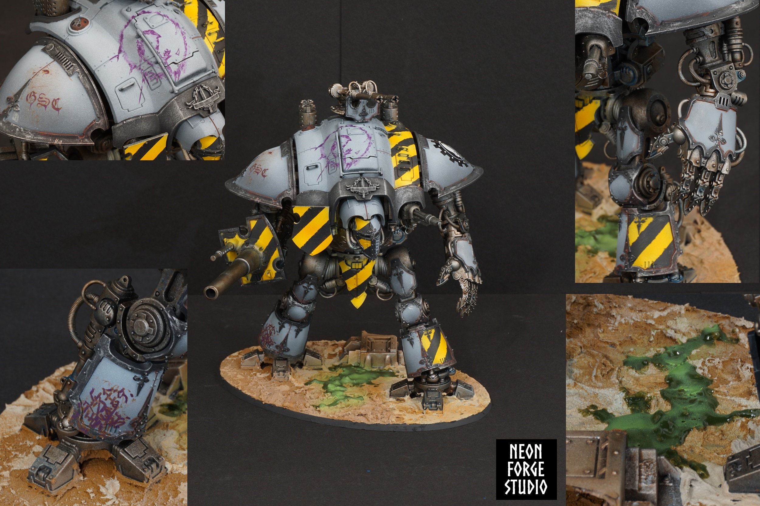 WH40K Imperial Knights Army Questoris X 3, Dominus X 1, Armiger X 7 ...