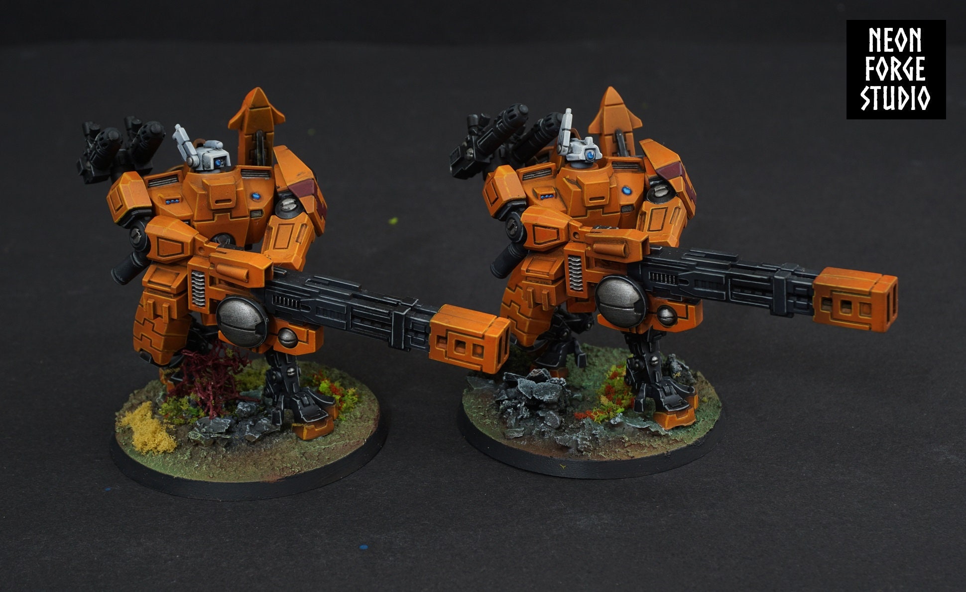 WH40K Tau Empire Army Commission Crisis Hammerhead Broadside - Etsy