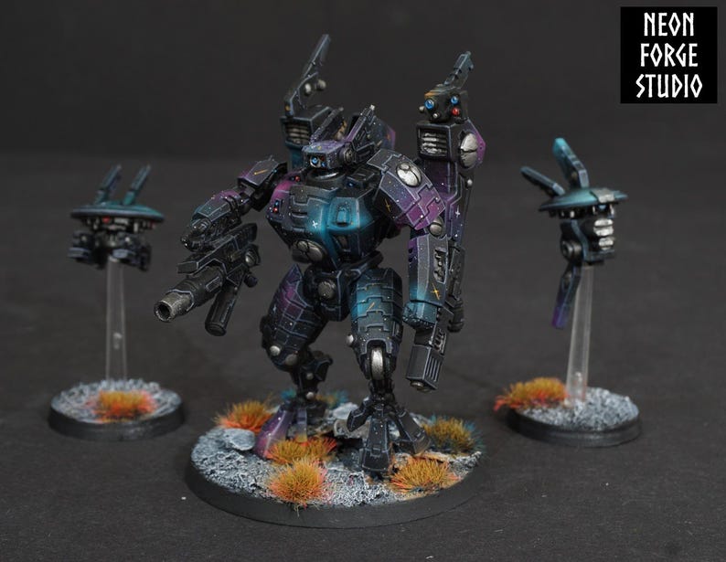 WH40K Tau Empire Army Commission Crisis Hammerhead Broadside - Etsy