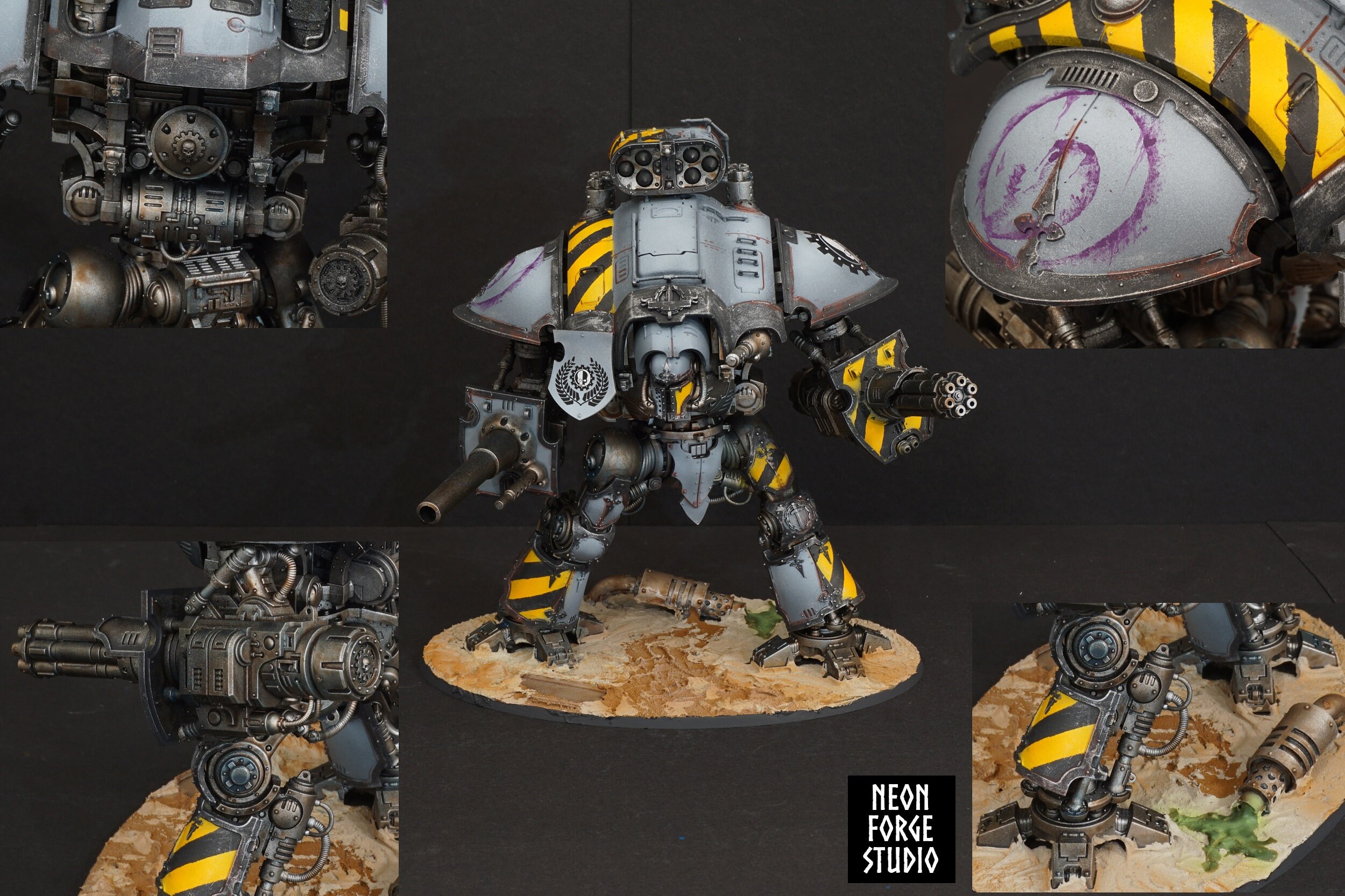 WH40K Imperial Knights Army Questoris X 3, Dominus X 1, Armiger X 7 ...