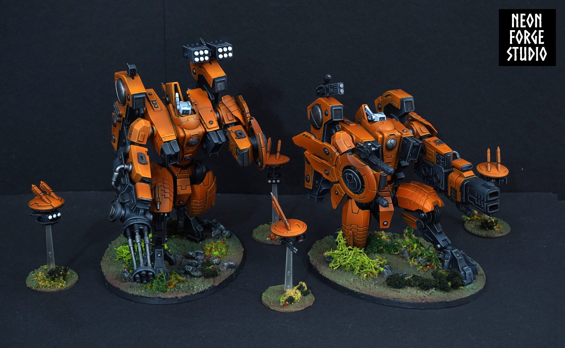 WH40K Tau Empire Army Commission Crisis Hammerhead Broadside - Etsy