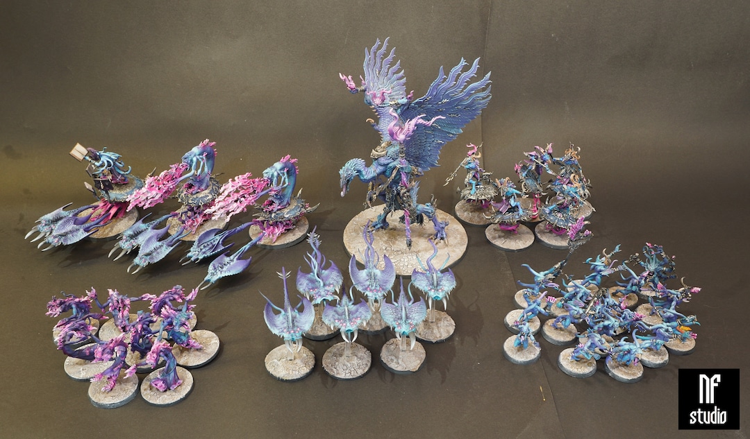 WH40K Aos Tzeentch Chaos Daemons Army Daemons of Ruin Horus Heresy ...