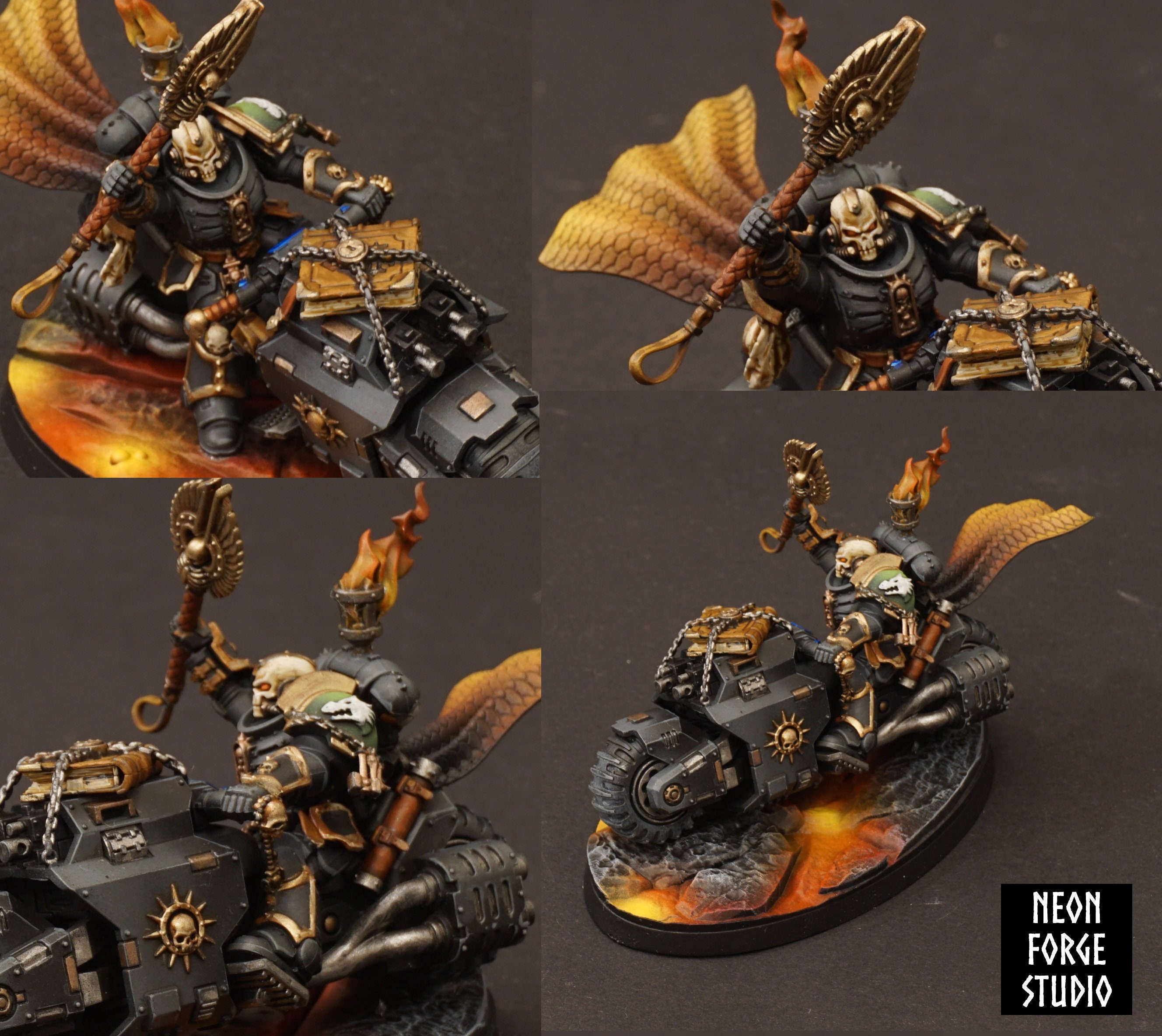 WH40K Space Marines Army Commission Dreadnought Eradicators Salamanders ...