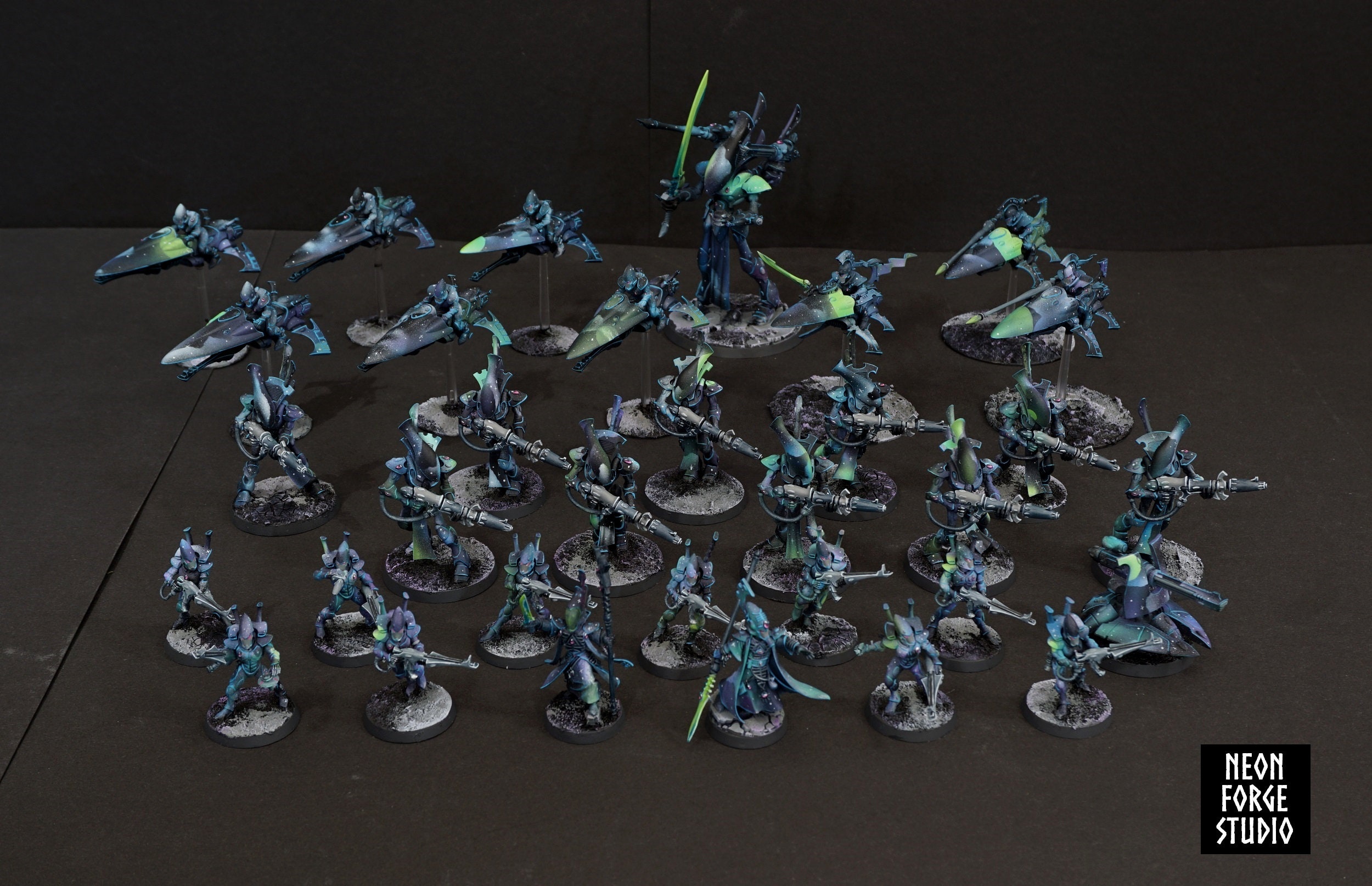 WH40K Craftworld Eldar Army Hemlock Wraithfighter Crimson Hunter Wave ...