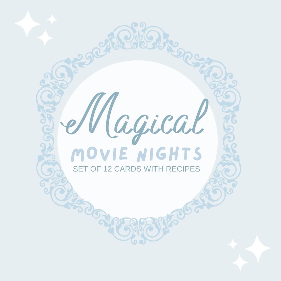 Magical Movie Night Cards (set of 12)- Part 1 - Etsy