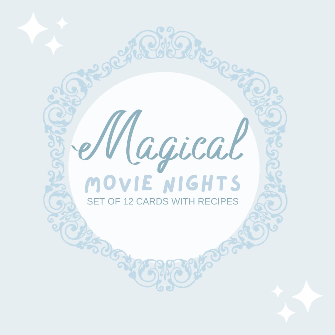 Magical Movie Night Cards (set of 12)- Part 1 - Etsy