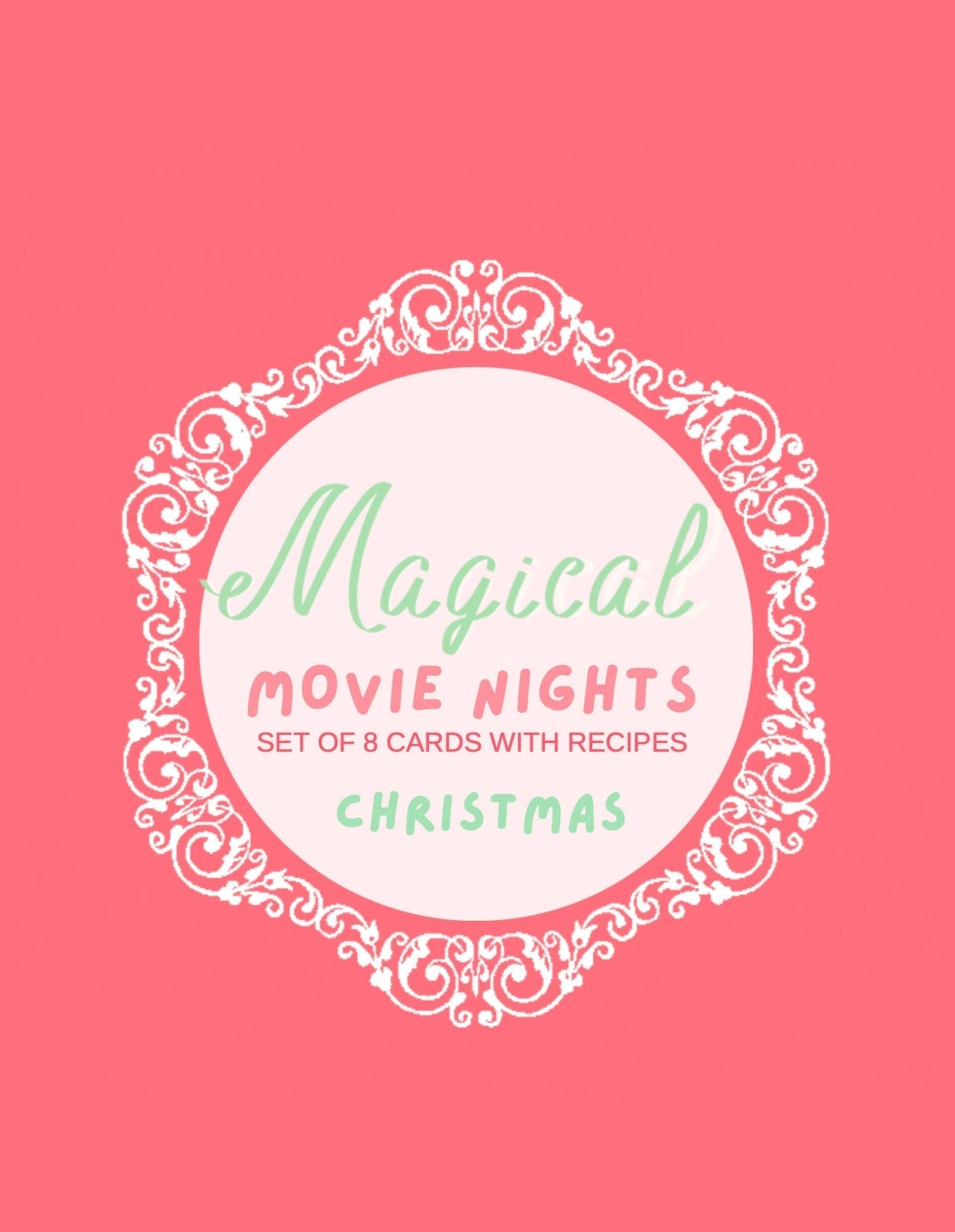 Christmas Magical Movie Night Cards (set of 8) - Etsy