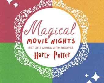 Magical Movie Night Cards set of 12 Part 1 - Etsy