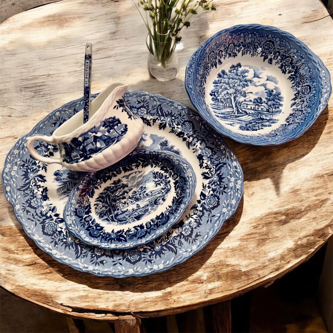 Vintage “country Style” Grindley & Co. Staffordshire England Serving ...