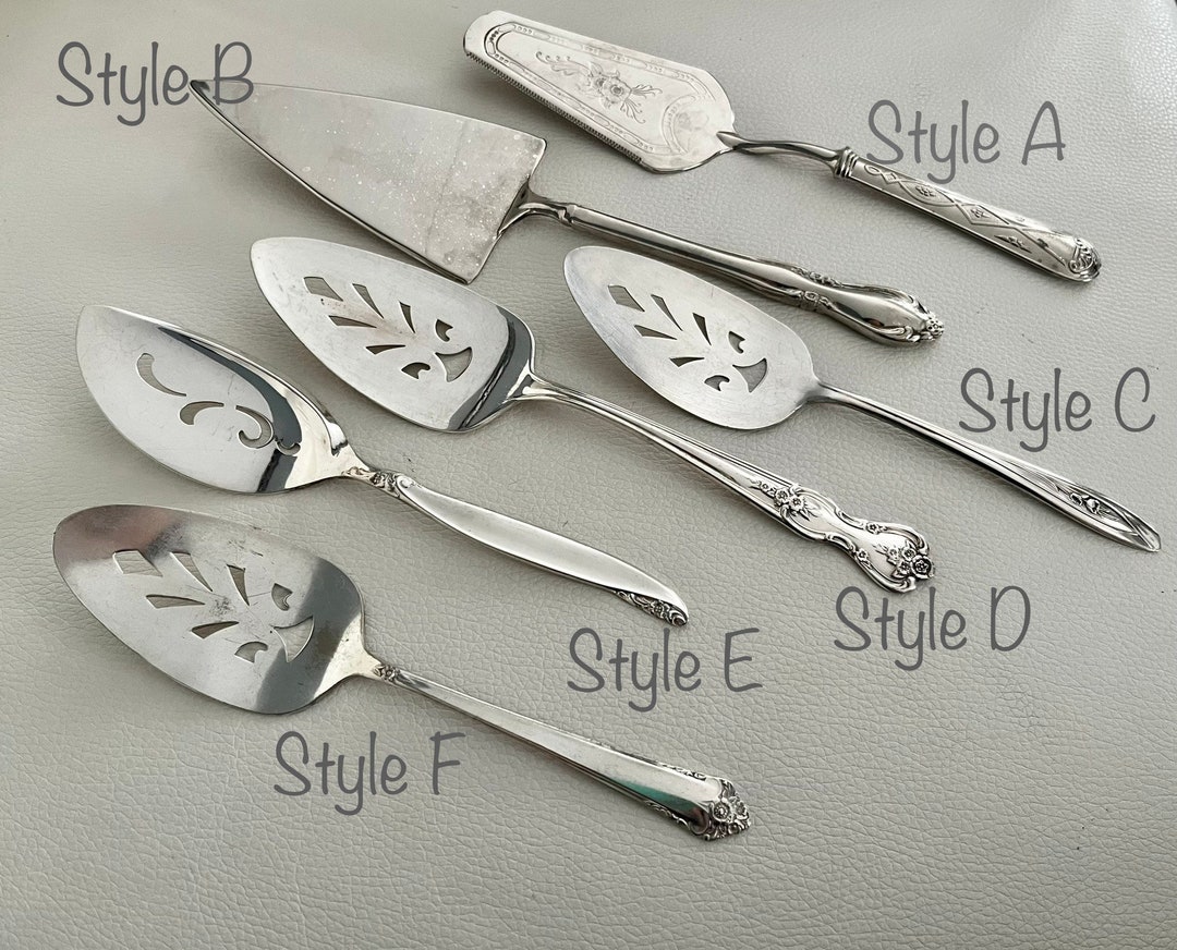 Vintage Perforated Silver Plated Cake Pie Servers - Sold Individually ...