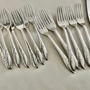 Springtime 1957 Vintage 1847 Rogers Bros Silver Plated Silverware Set ...