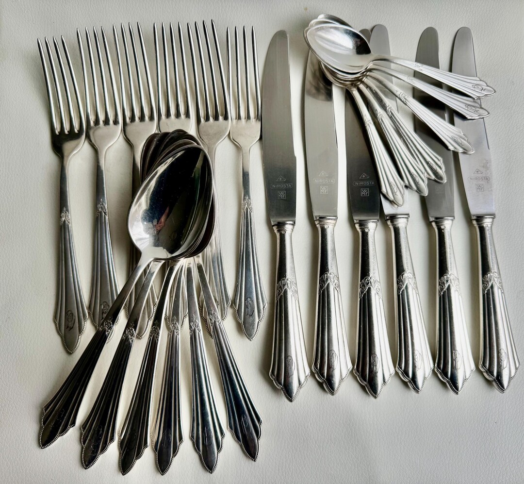 Vintage WMF Silver-plated Serving Set – Art Deco Elegance – Complete ...