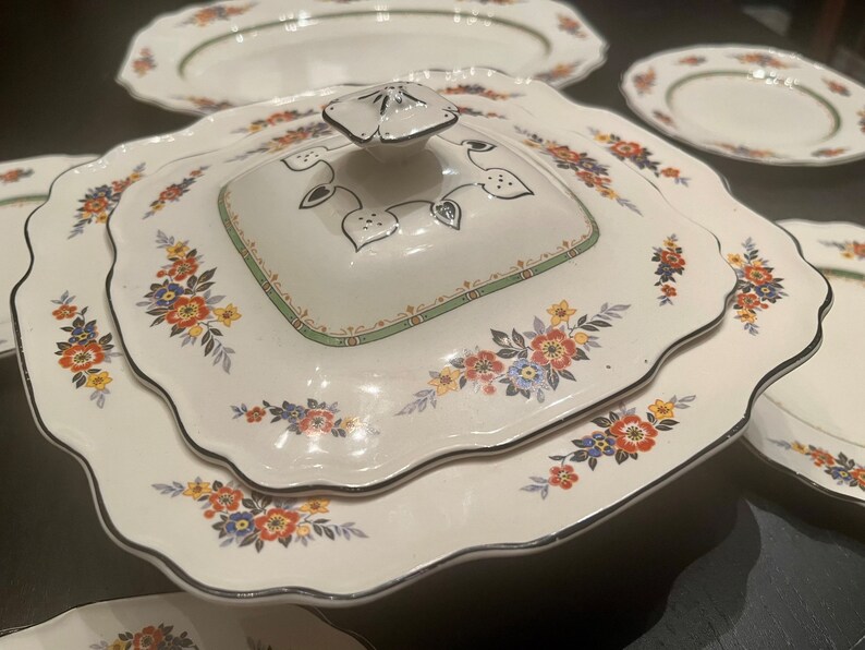 Early 1930s Myott Son & Co England Pattern 2714 Hors Doeuvres Serving ...