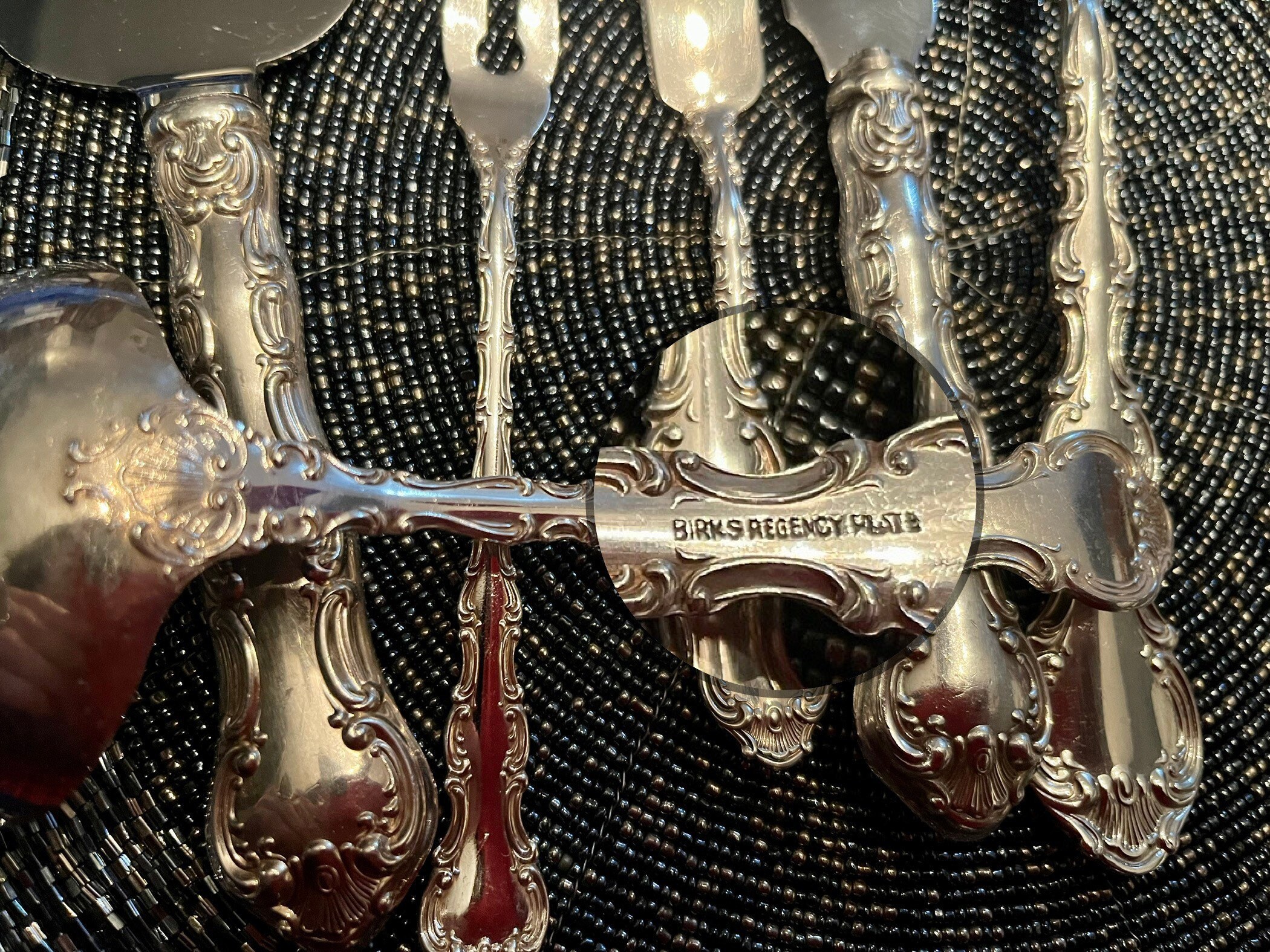 Vintage Birks Regency Silver Plated Louis De France Serving Set 6 Items ...