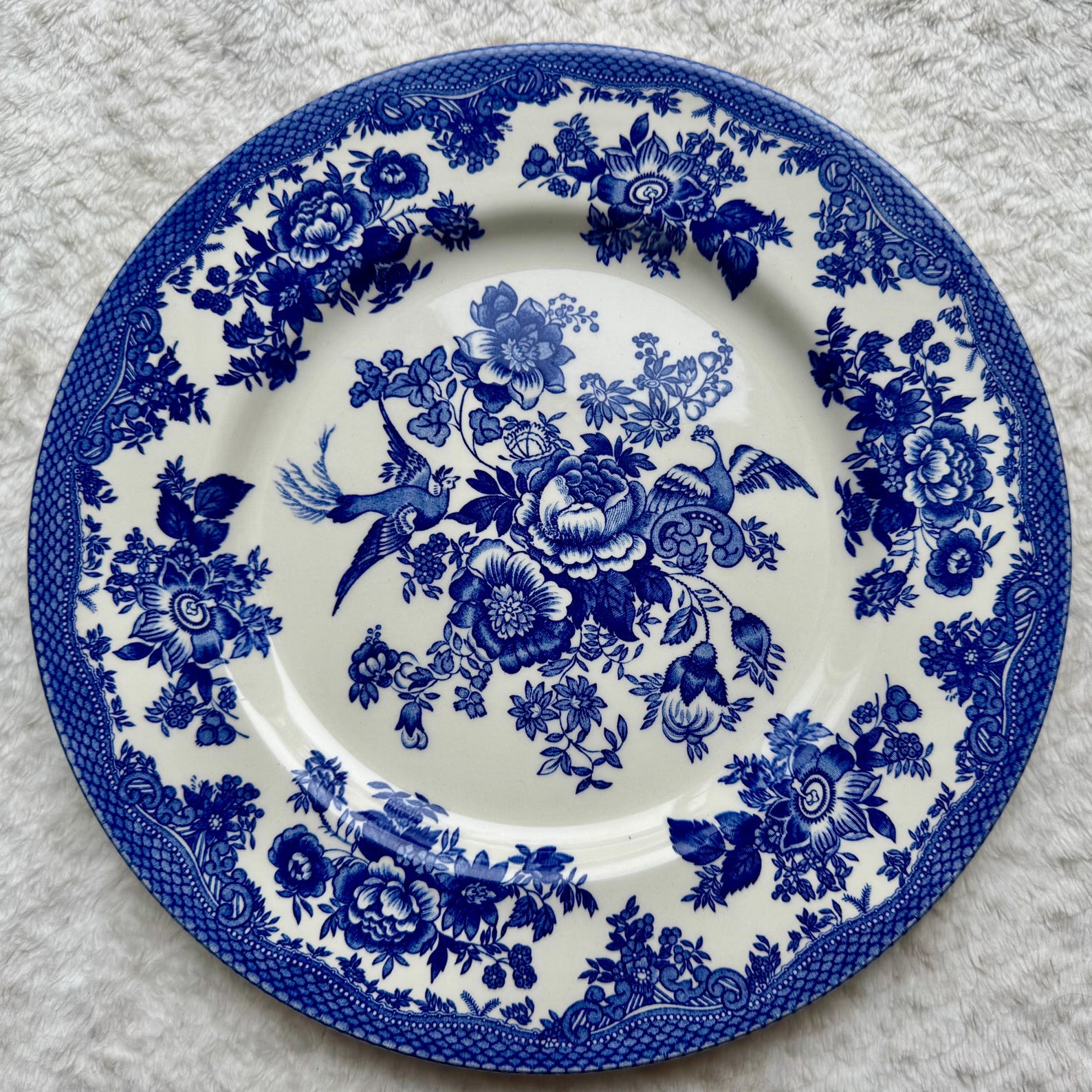 Vintage-inspired Blue & White Dinner Plates - Mix Match Your Favorites ...