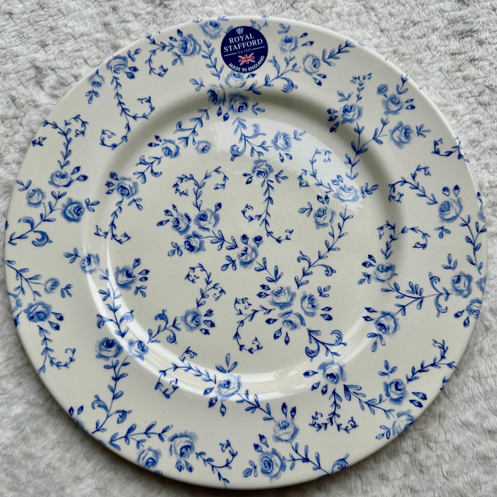Vintage-inspired Blue & White Dinner Plates - Mix Match Your Favorites ...