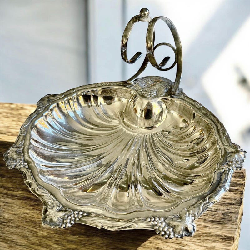 Silver Platters Antique - Etsy