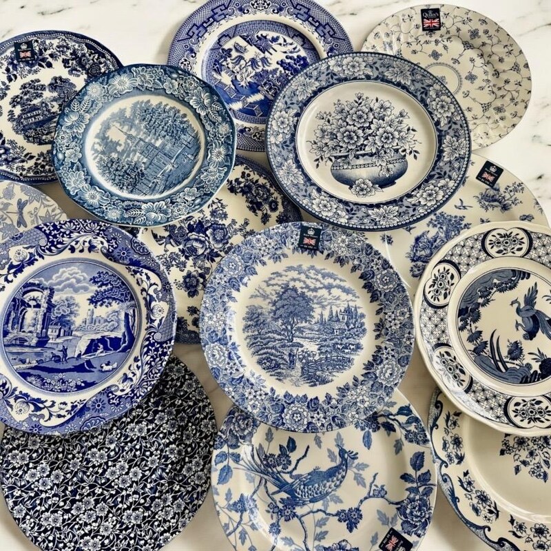 Mismatched Vintage Plates - Etsy