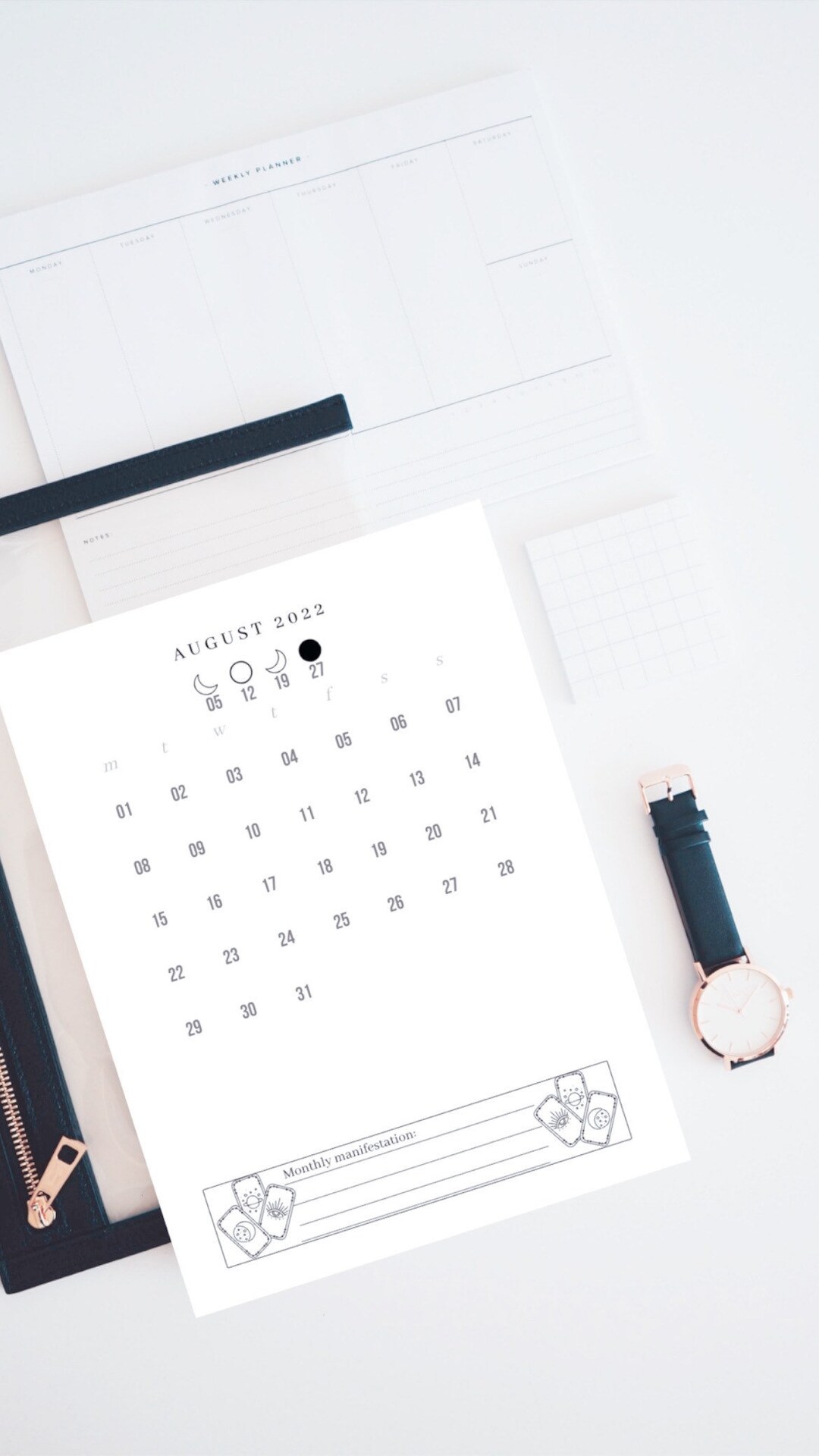 2022 LUNAR Calendar With The Days Of The MOON PHASES Marked Etsy 2022-lunar-calendar-with-the-days-of-the-moon-phases-marked-etsy
